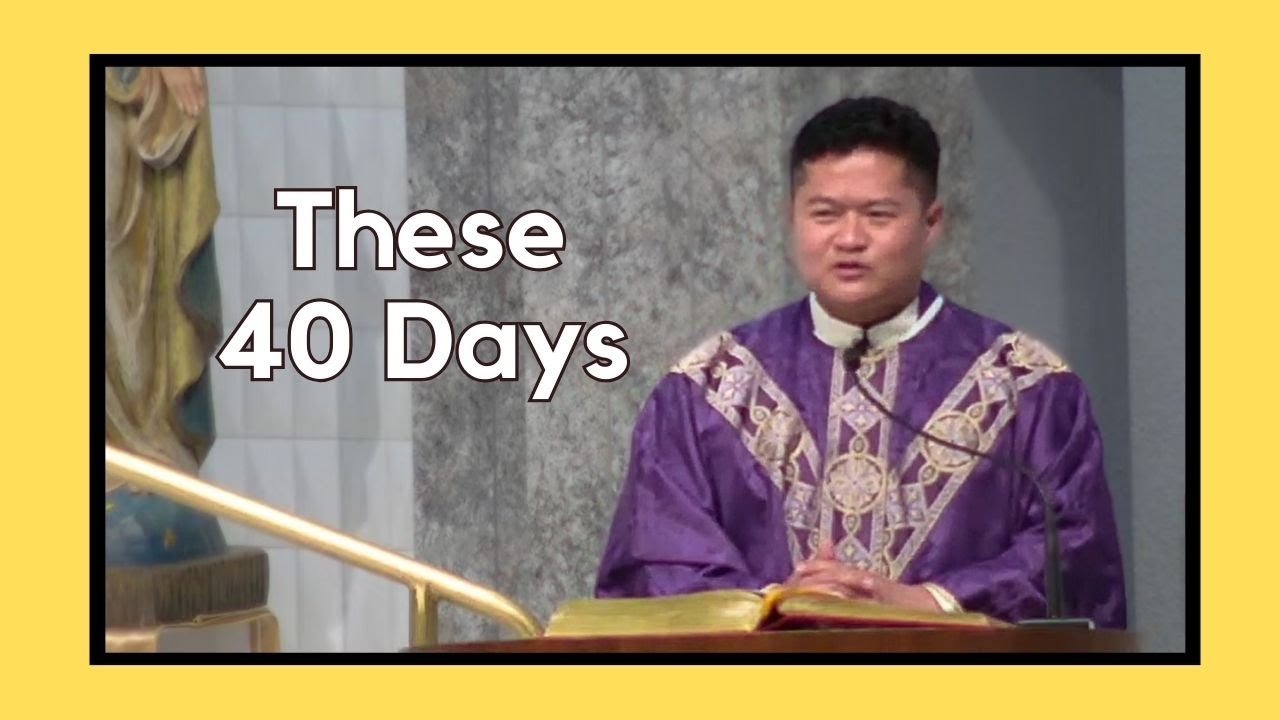 1st Sunday in Lent Catholic Mass Homily - YouTube
