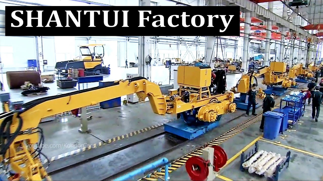 SHANTUI Heavy Machinery Production - YouTube