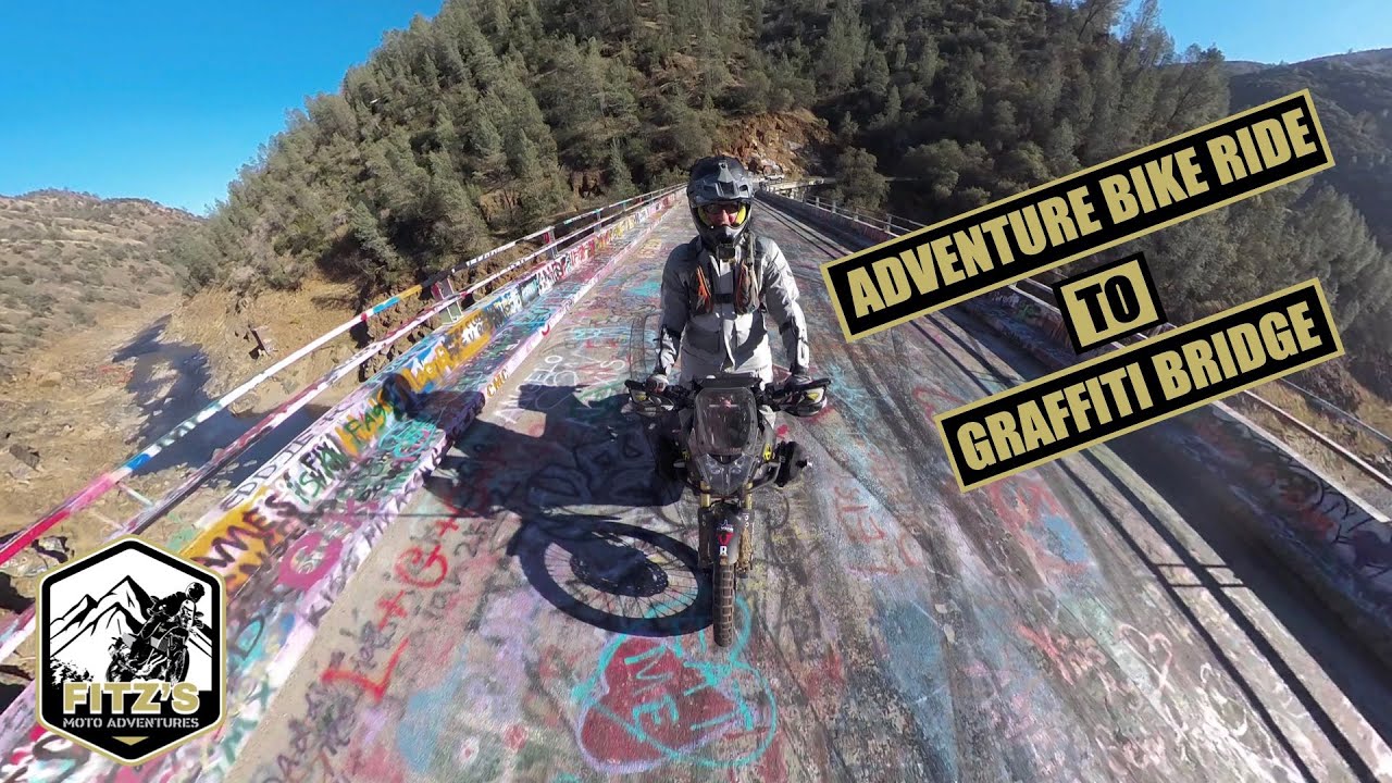 Adventure Motorcycle Ride to Graffiti Bridge in Tuolumne County, CA ...
