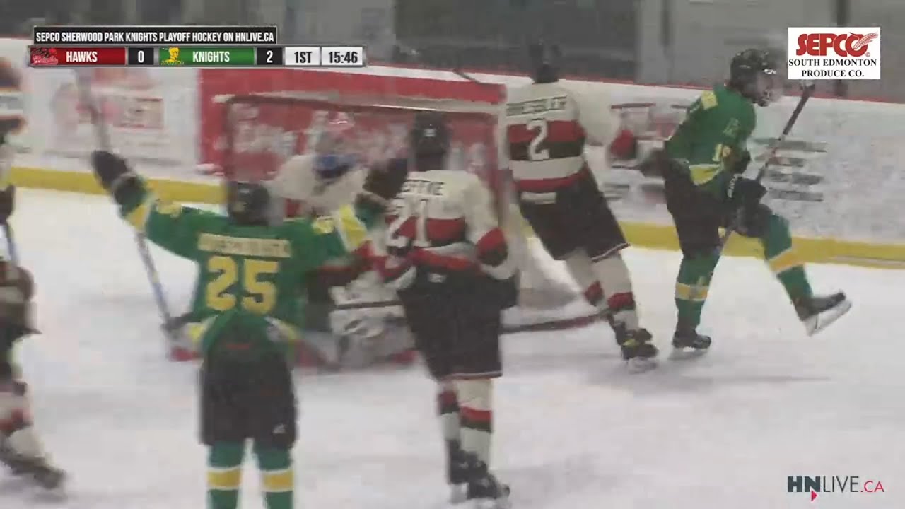 Sherwood Park Knights Playoff Hockey on HNLive.ca - Game #1 vs Fort ...