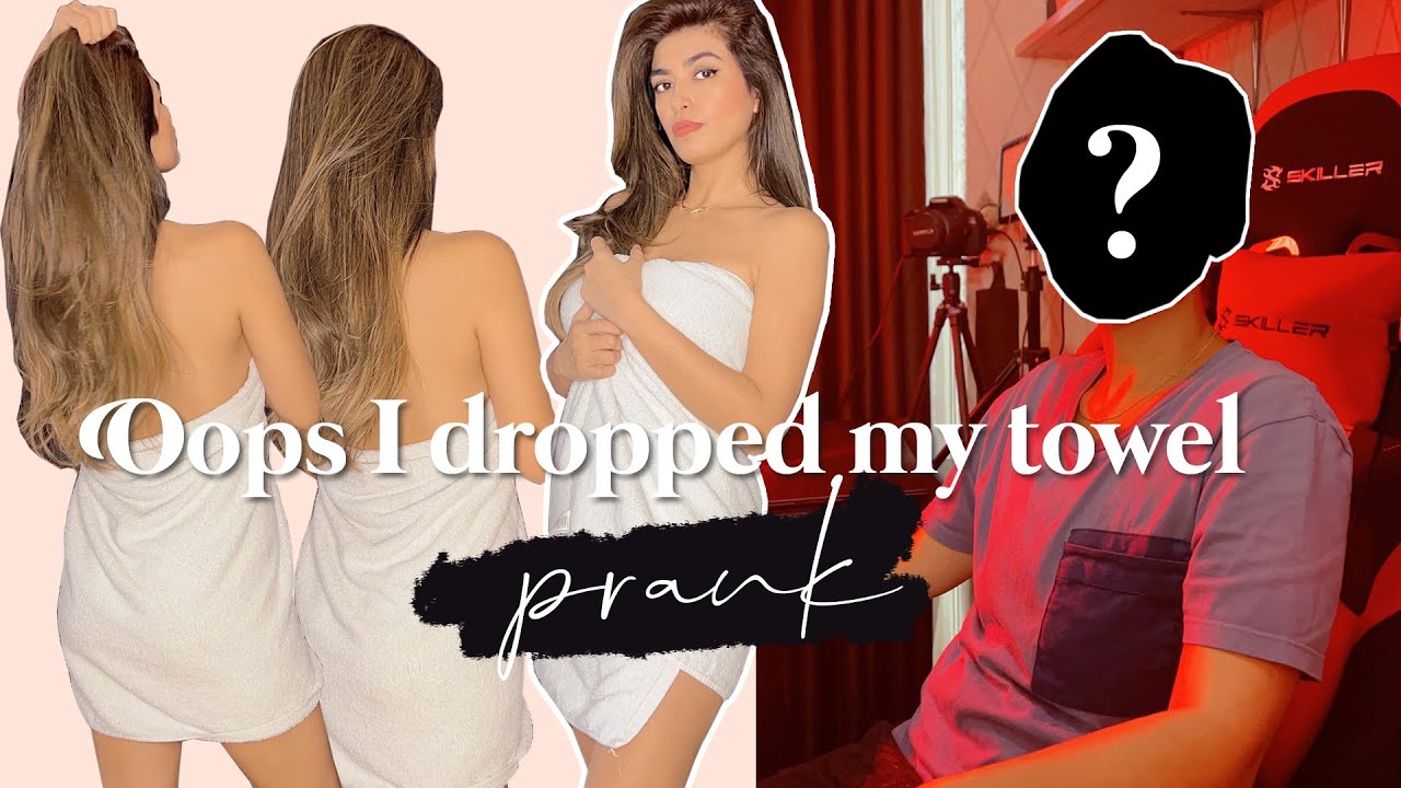 Dropping my towel to see my Fiancèe’s Reaction | Intense Prank | Dr.Glam - YouTube