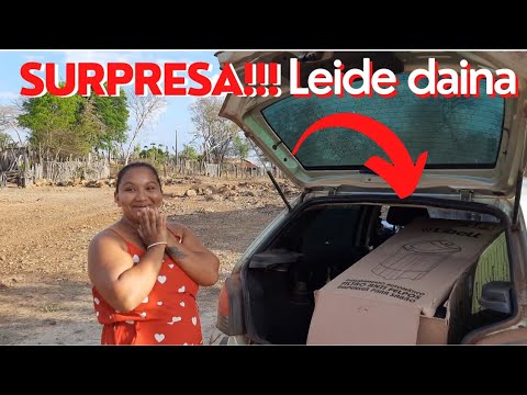 PRESENTE SURPRESA PRA LEIDE DAIANA SO FELICIDADE E GRATIDÃO - YouTube
