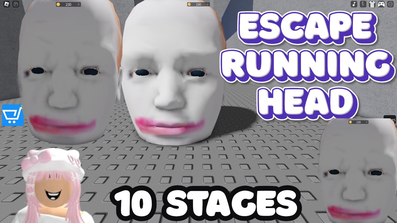 ESCAPE RUNNING HEAD - 10 STAGES #roblox #scaryobby #escaperunninghead ...