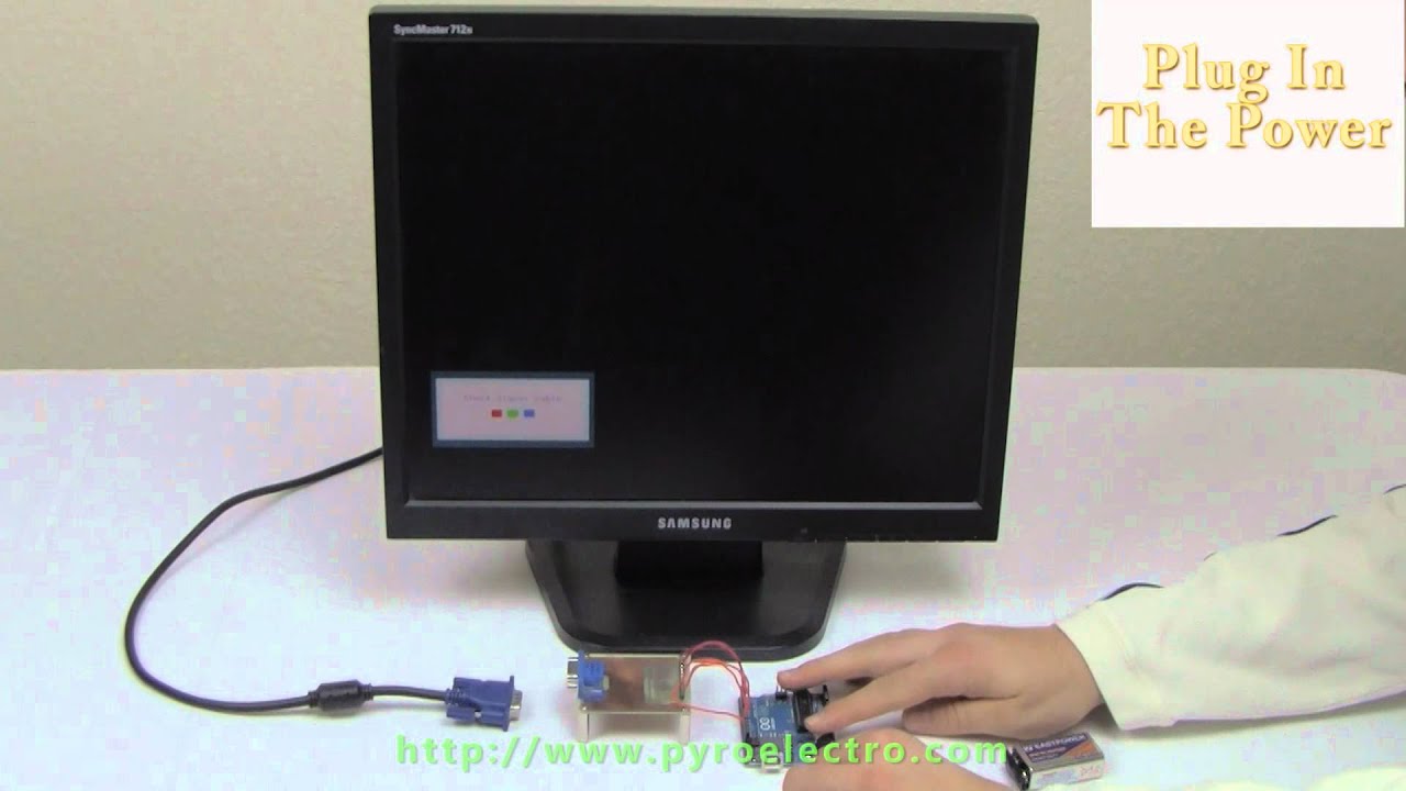 Basic Arduino Vga Output Youtube