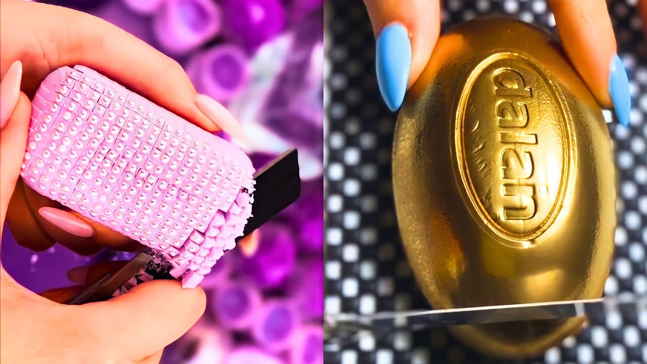soap satisfying video | soap cutting satisfying video | "ASRM" - YouTube