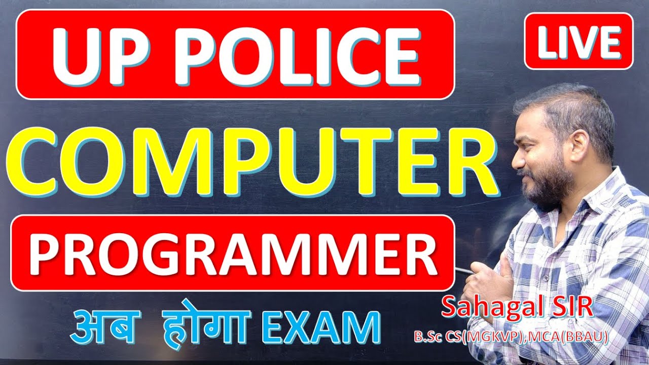 UP Police Computer Programmer Grade-2 2025 | UP LT Computer Science 🔥 ...