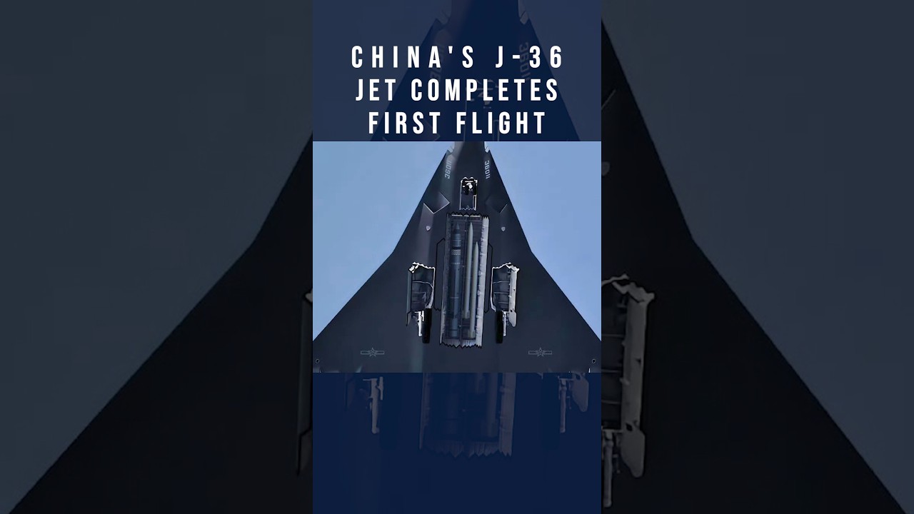 China's J-36 6th Generation jet completes first flight # ...
