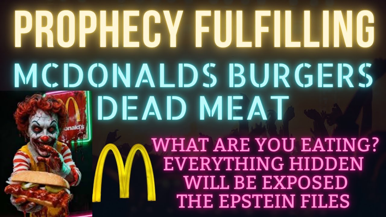 Prophecy Fulfilling: McDonalds dead meat burgers. Everything hidden ...