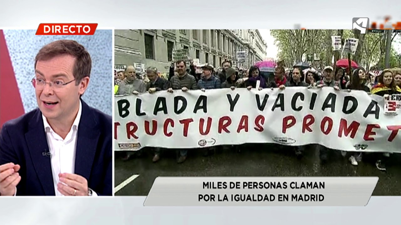 Miles de personas claman por la #EspañaVaciada - YouTube