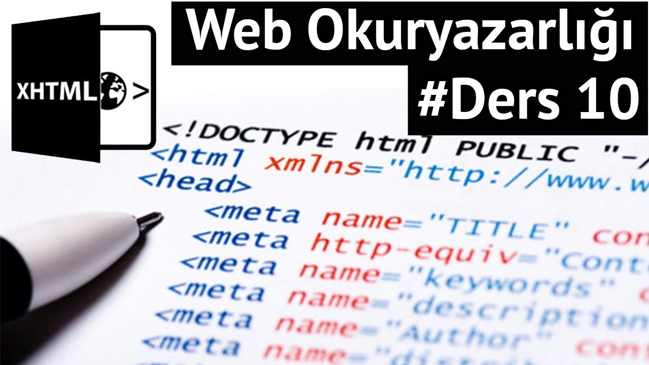 XHTML NEDİR? | Web Okuryazarlığı Dersleri - YouTube
