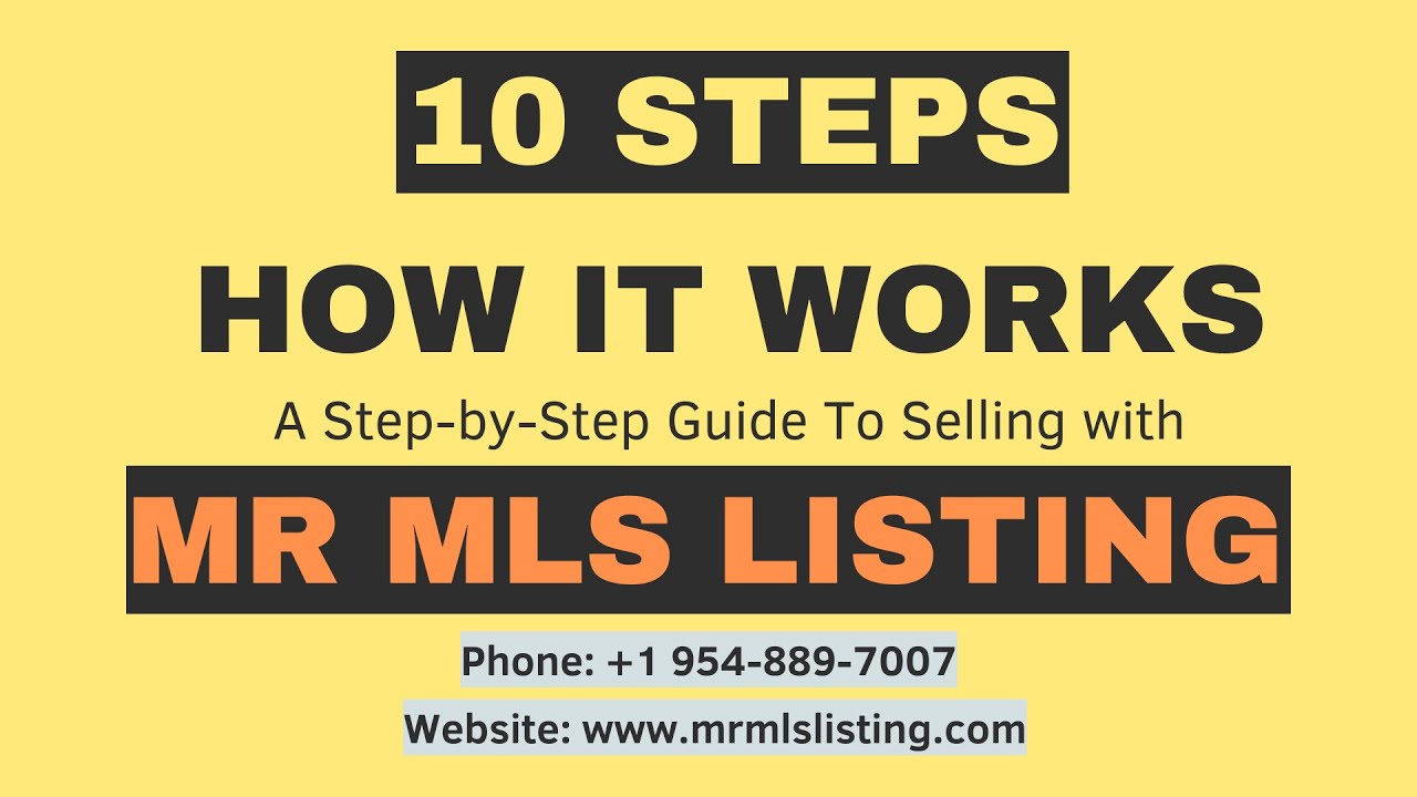 How It Works: A Step-by-Step Guide to Selling with MR MLS LISTING - YouTube