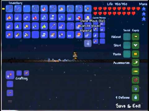 Terraria Guide On How To Make A Sky Bridge And Farm Zombies/Fallen ...