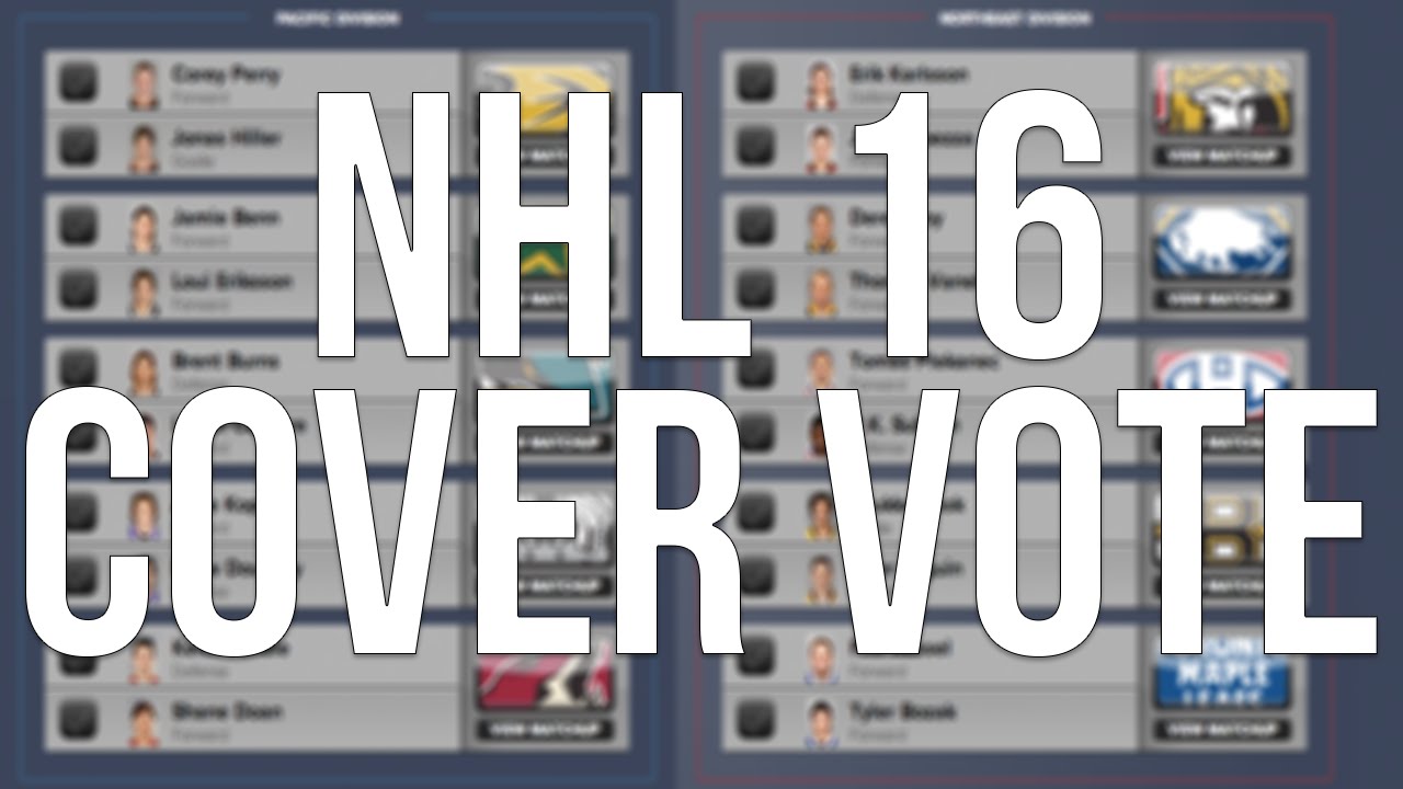 NHL 16 - Cover Vote? - YouTube