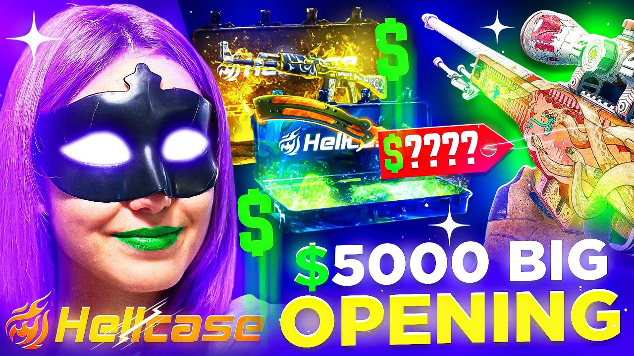 HELLCASE $5000 HUGE CASE OPENING !? | Hellcase Promo Code 2024 | Hellcase Case Opening | - YouTube