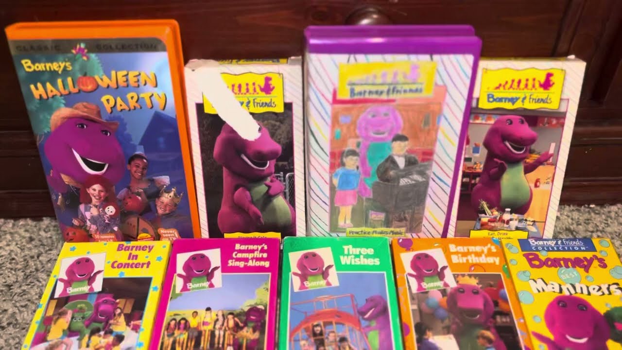 Barney En Vivo En Formato Vhs El Gran Concierto De Bely Y Beto En La