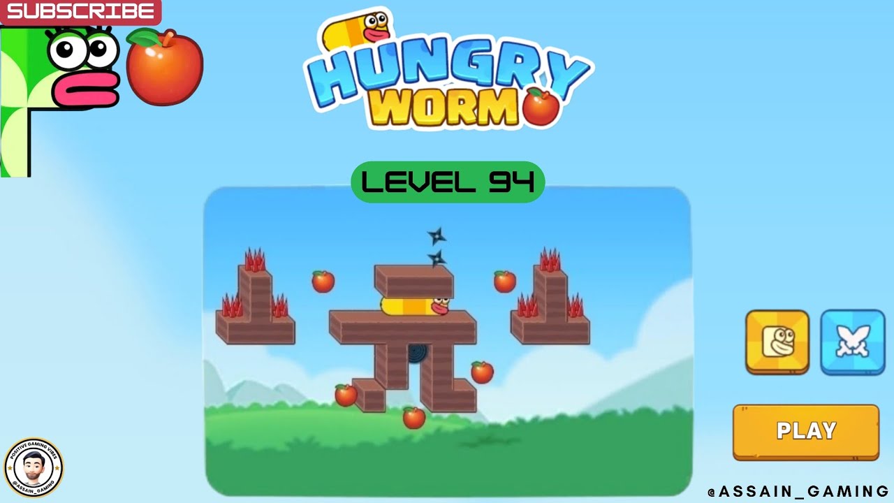 Hungry Worm Greedy Worm Level 94 - YouTube