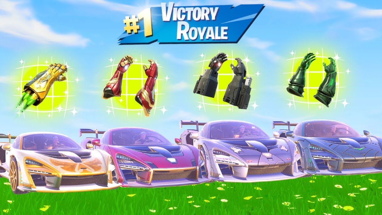 The Random MYTHIC Mclaren Car Challenge In Fortnite - YouTube