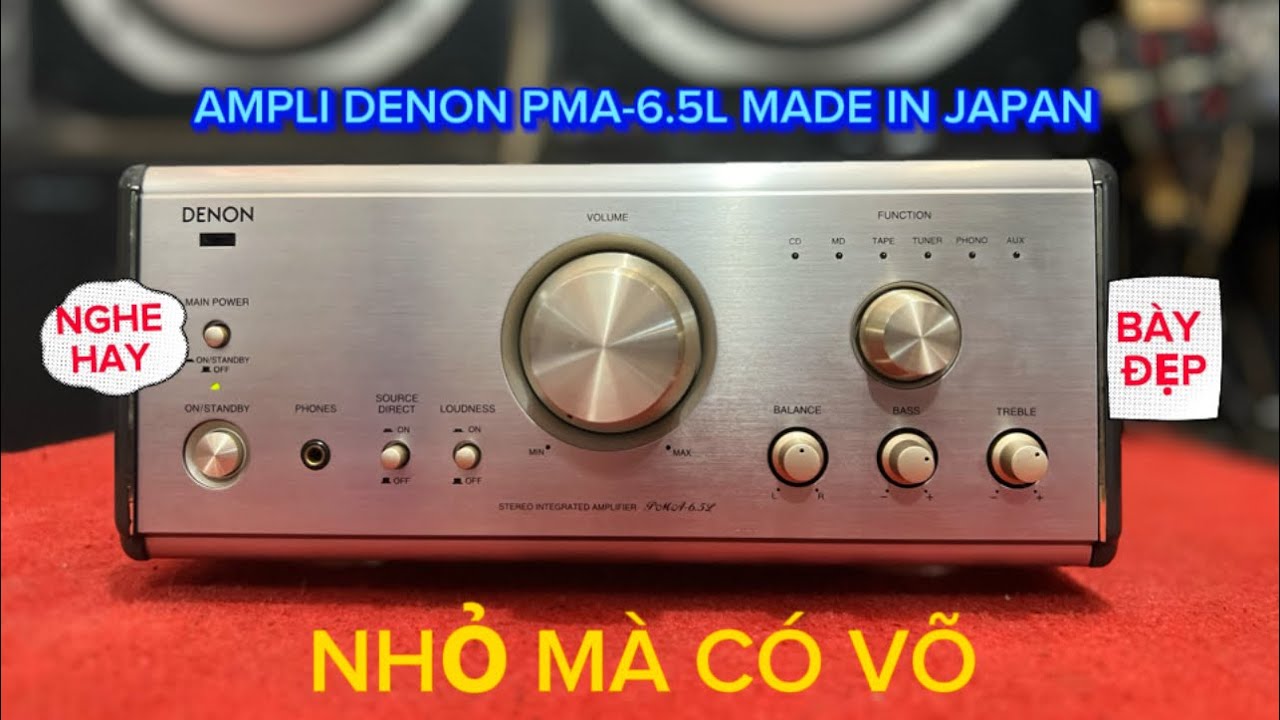 AMPLI DENON PMA-6.5 L MADE IN JAPAN CHẤT ÂM CỰC HAY/GIÁ:2TR5/ĐT ...