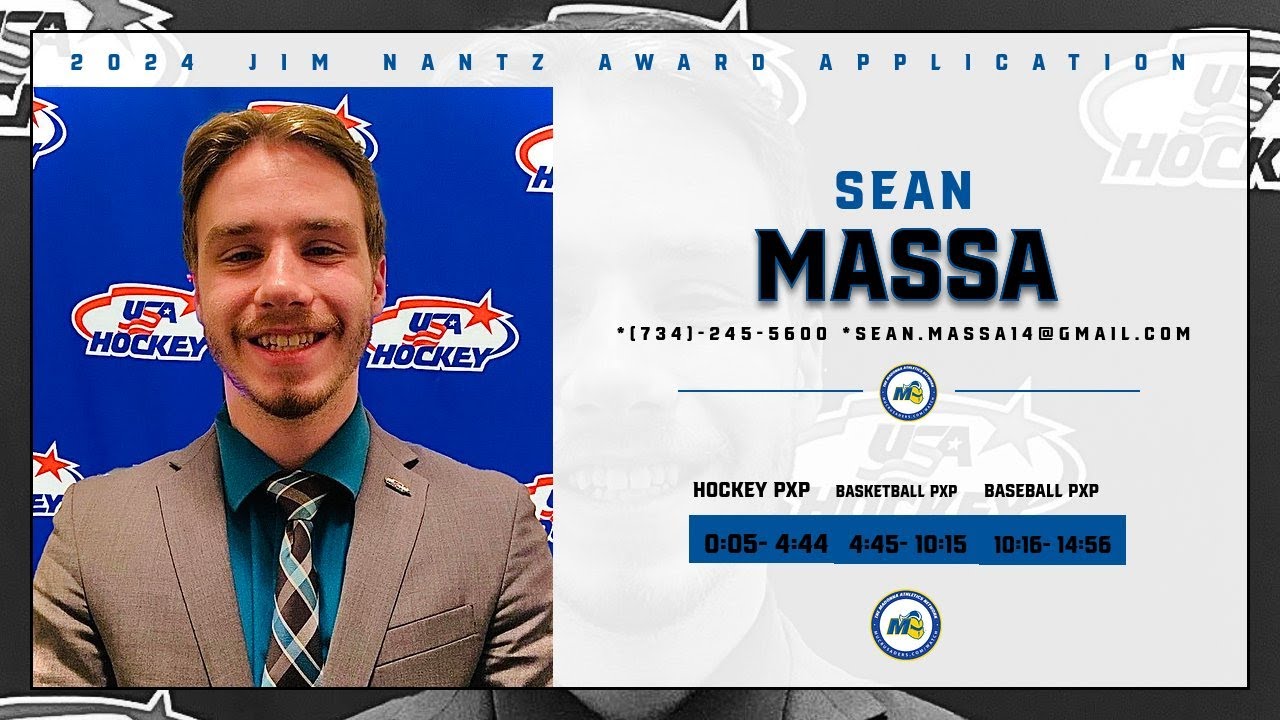 Sean Massa 2024 Jim Nantz Award Application - YouTube