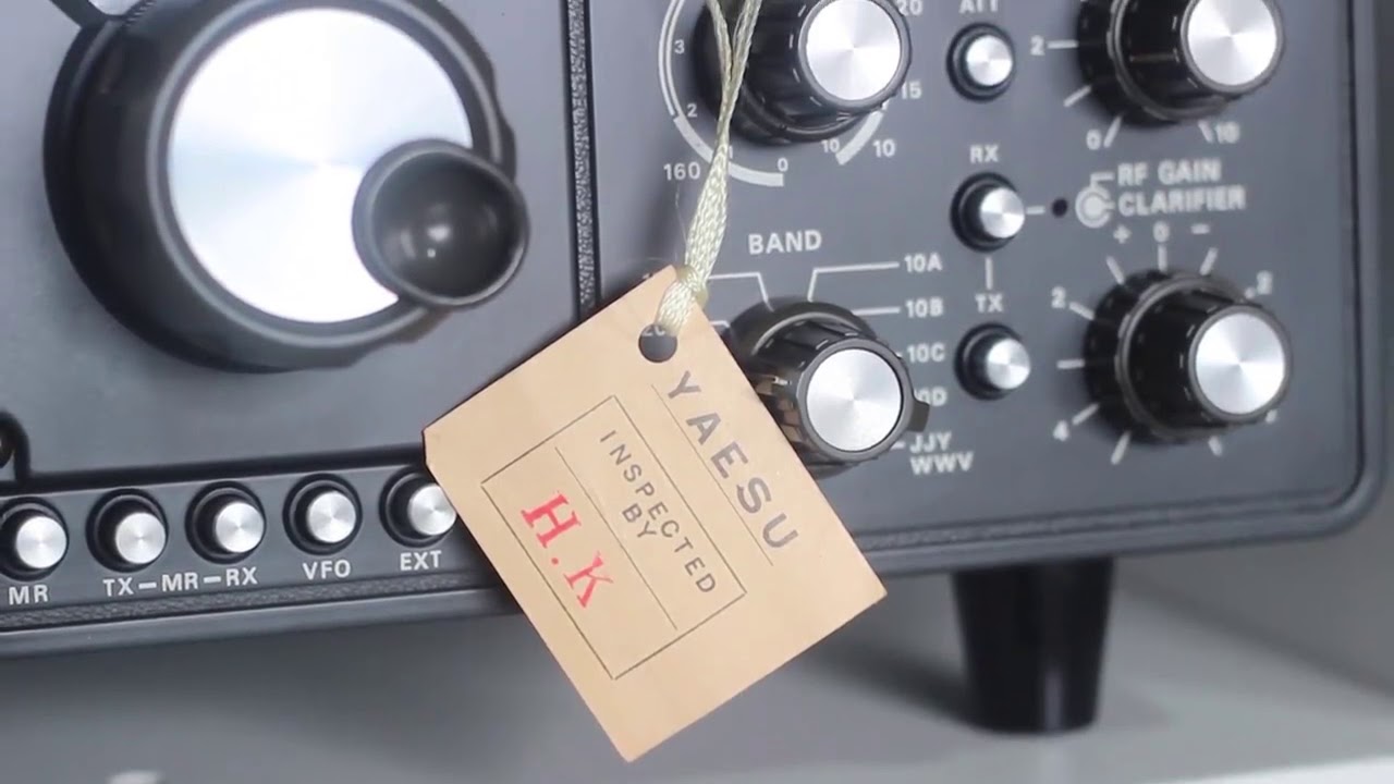 Linha impecável do Yaesu FT-901DM | Yaesu FT-901DM complete line - YouTube