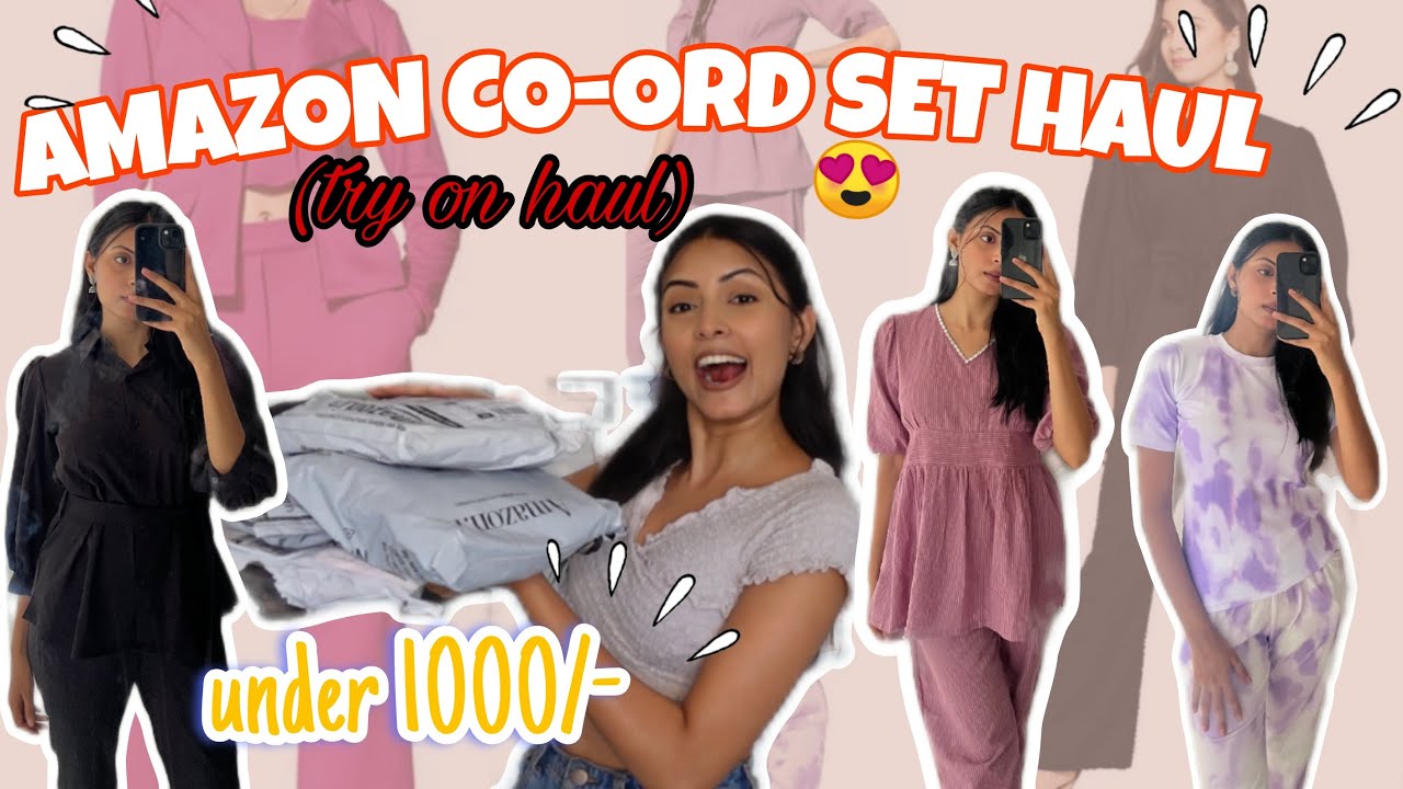 Looking For An Amazon Co-ord Set? Look No Further!💕| Try-on Haul ...
