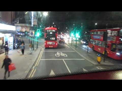 London Christmas Lights Bus Tour | 67 Bus Route from Wood Green - YouTube