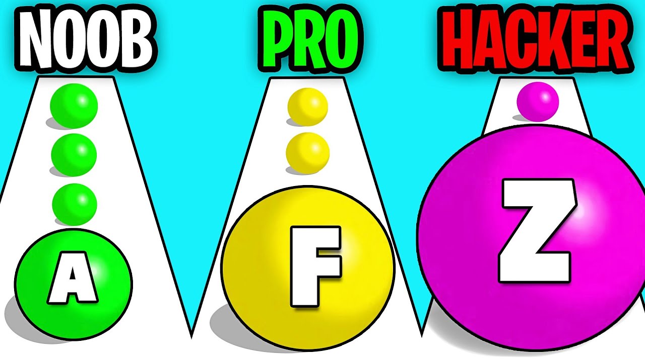 ÉVOLUTION DE L'ALPHABET, NIVEAU MAXIMUM ! | A-Z Run - YouTube