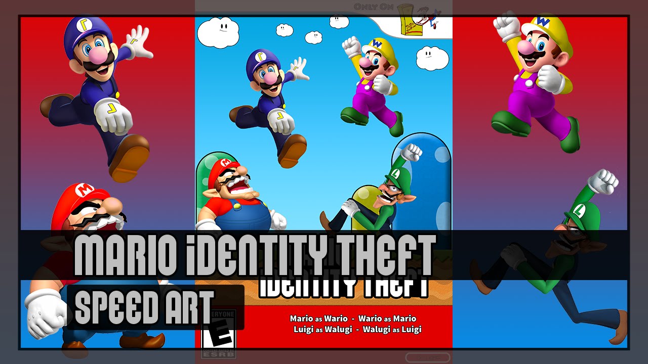 Game Art, Speed Art #2 | Mario Identity Theft - YouTube