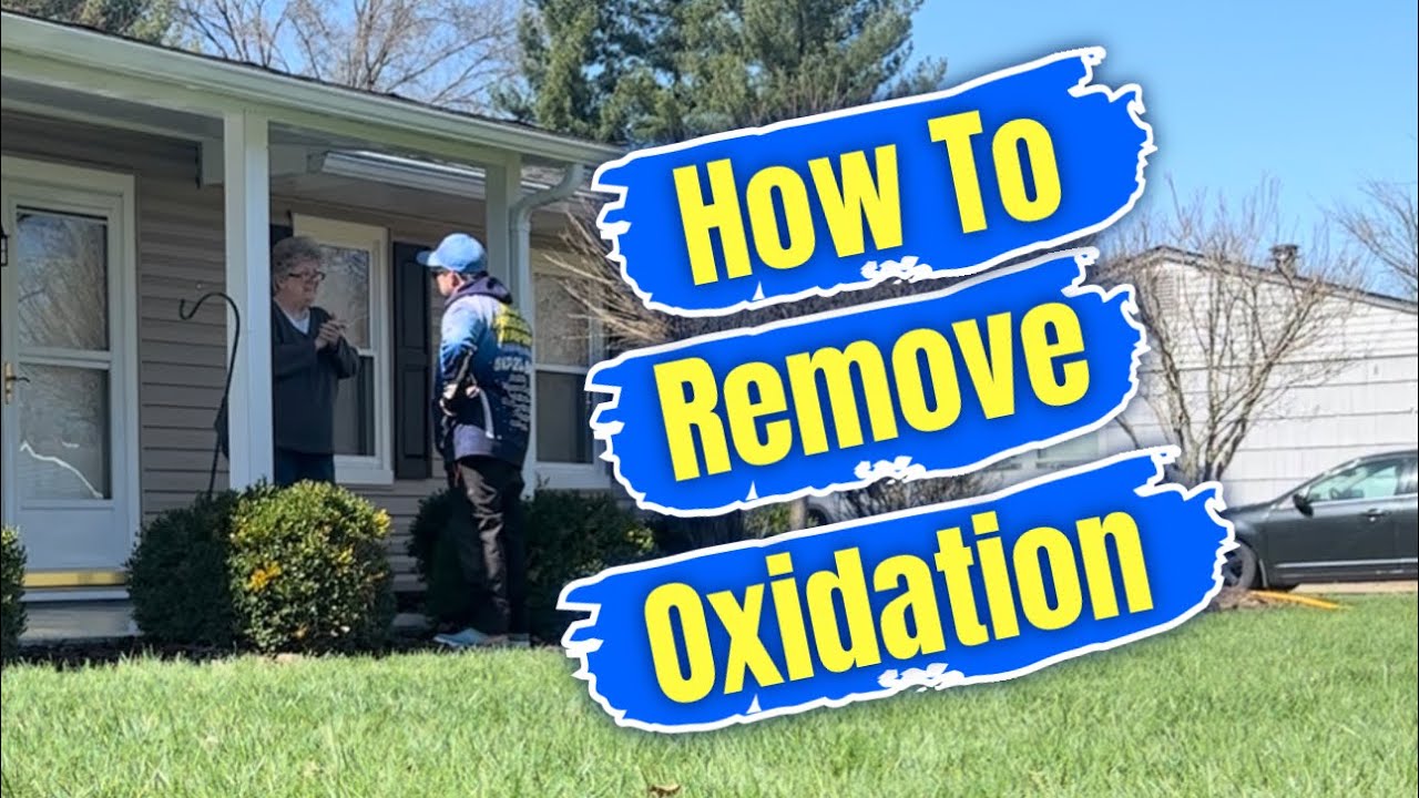 How To Remove Oxidation From Gutters. Customer Conversation! - YouTube