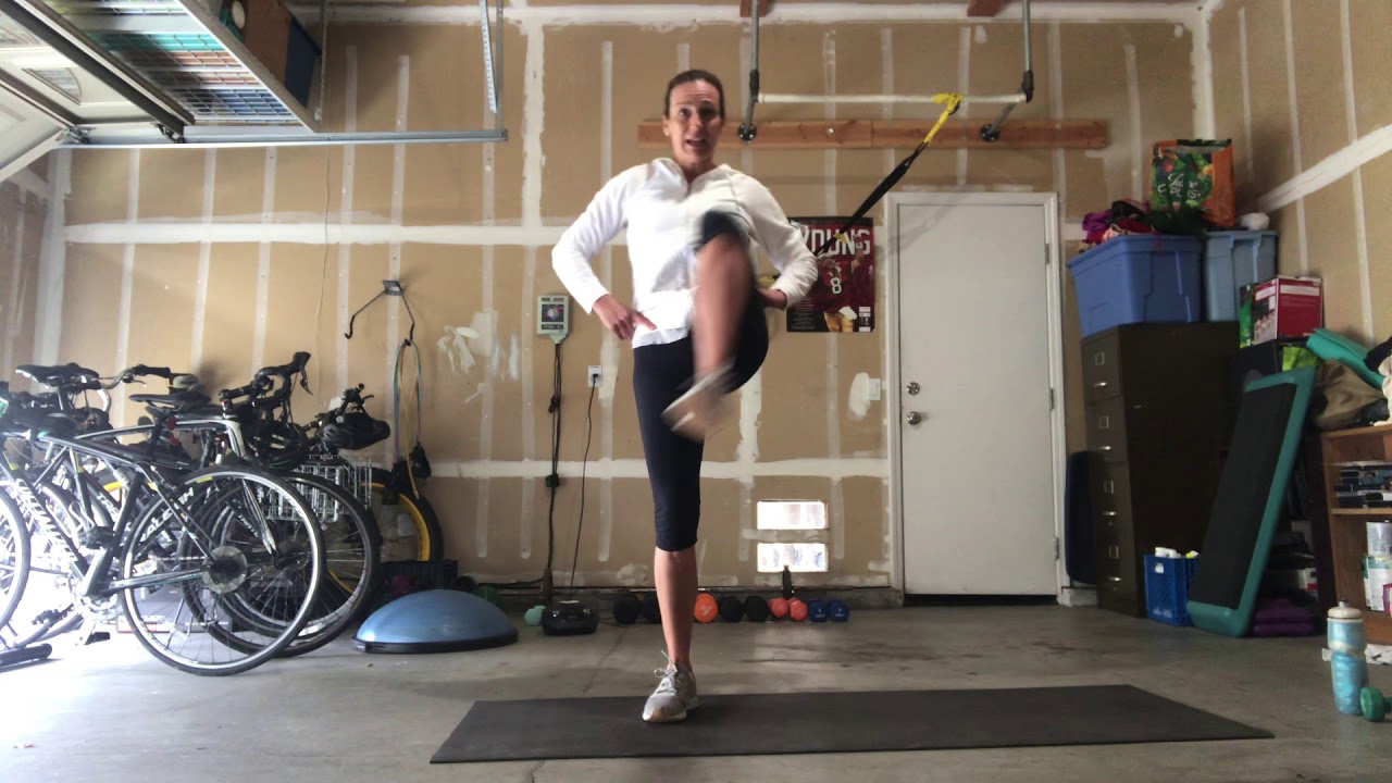 Cardio Kickboxing Leg Workout - YouTube