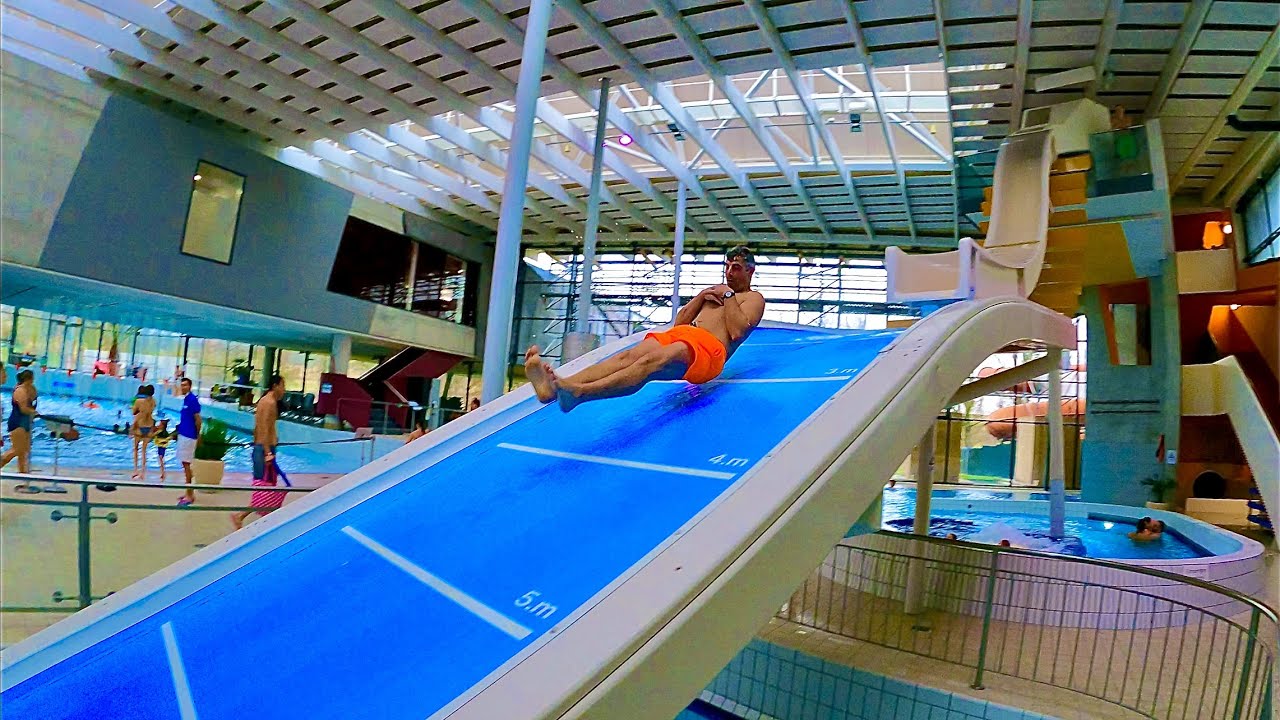 Body Drop Waterslide at Fildorado Filderstadt - YouTube