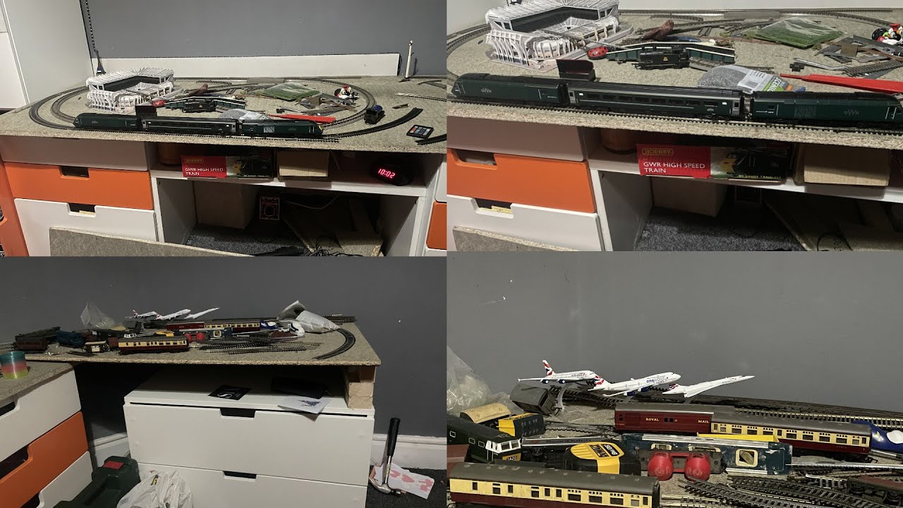 Model Railway Build ep2. (Getting electrics and trains sorted) - YouTube