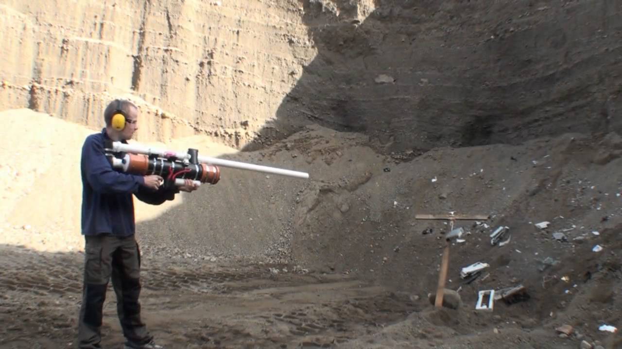 Potato Cannons loaded with Firebombs and Destruction! - YouTube