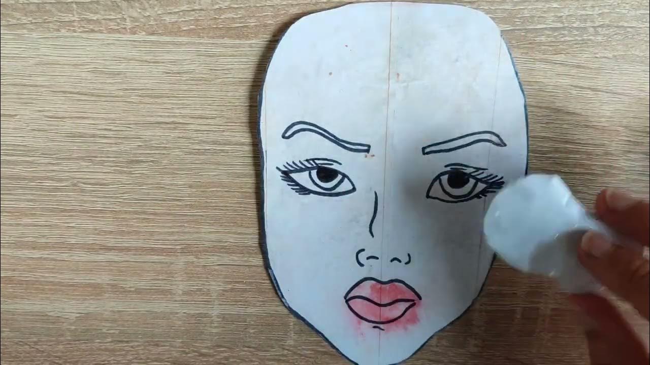 АСМР,спасаем бумажное лицо бумажной... - YouTube
