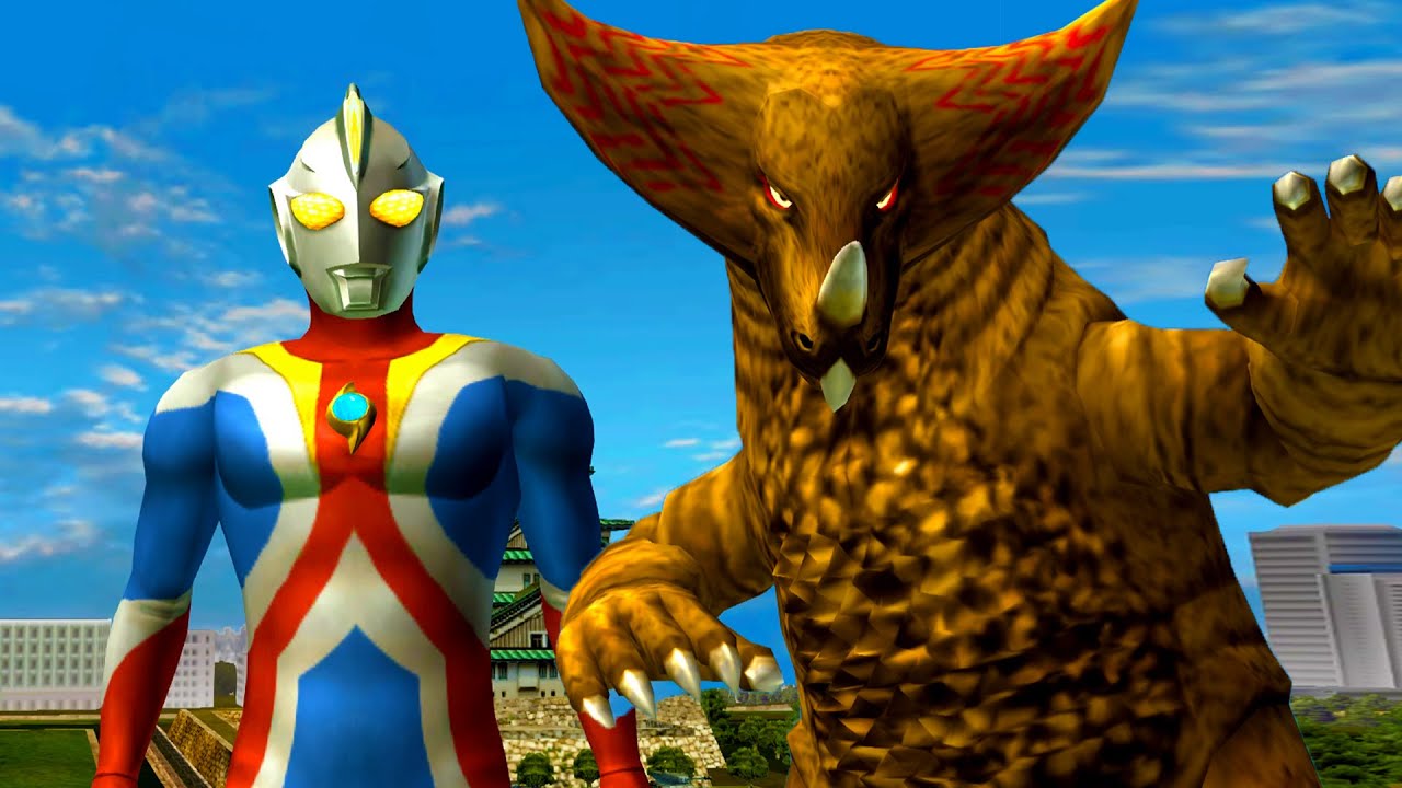 Ultraman Cosmos Eclipse and Gomora - TAG Team HD Remaster - ウルトラマン FE3 ...