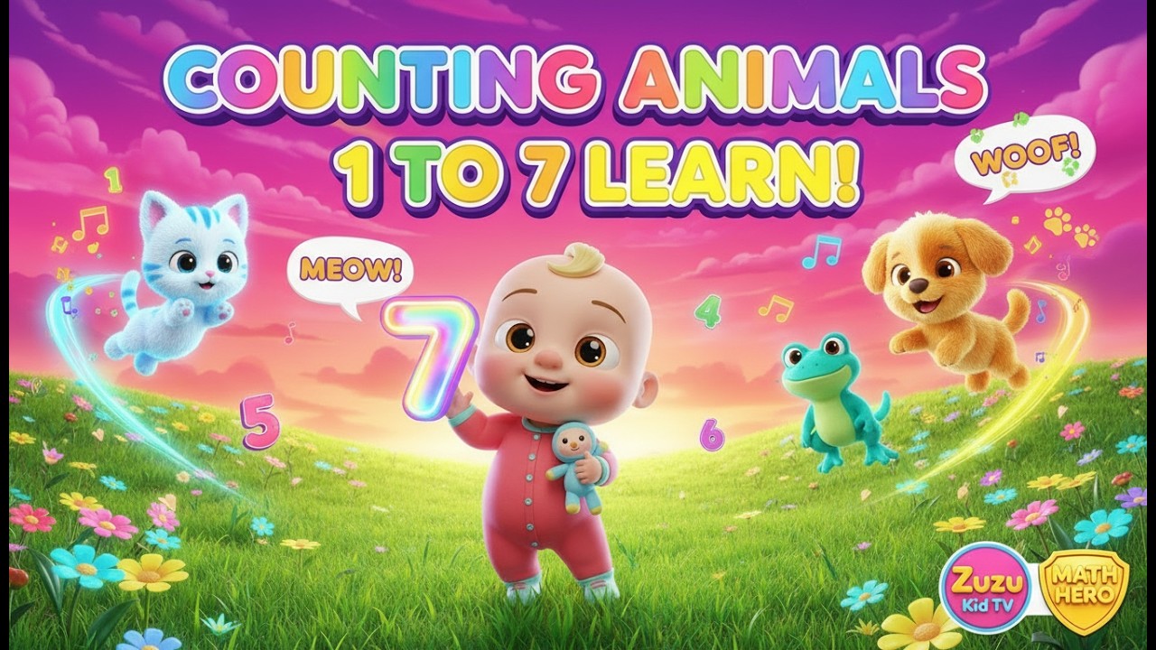 Counting Animals Fun Farm Friends Counting Adventure – Learn Numbers ...