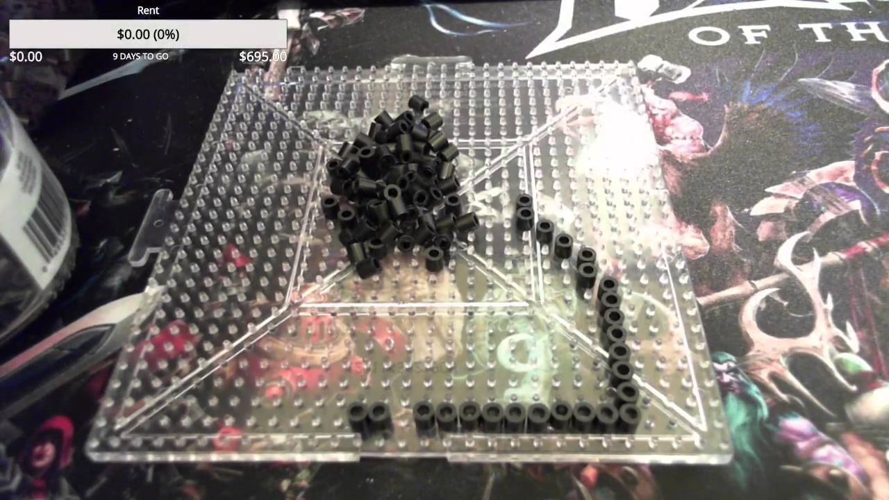 Hello Kitty Jedi Perler - YouTube