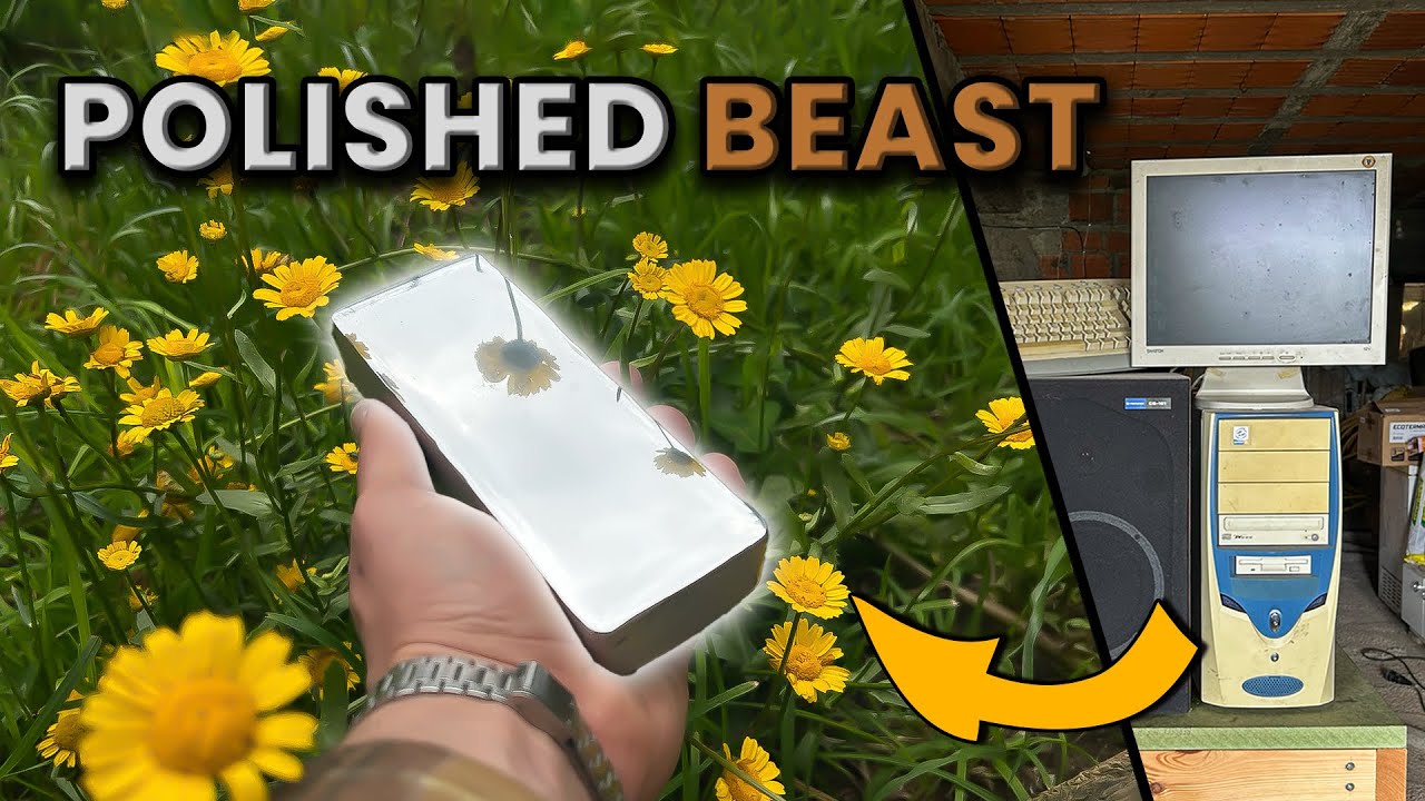 Melting Old Tech Gone Wrong… But Ended Up With This Polished Beast – ASMR – Metal Melting - YouTube