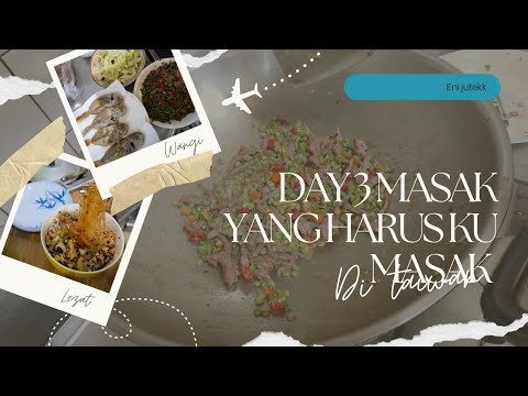 DAY 3 MASAK DIDAPUR KEBANGSAAN BOS TAIWAN #enijutek #dailyvlog #food #review 