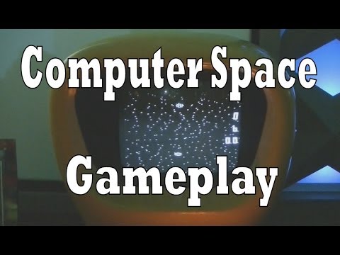 Computer Space Arcade Cabinet Gameplay - YouTube