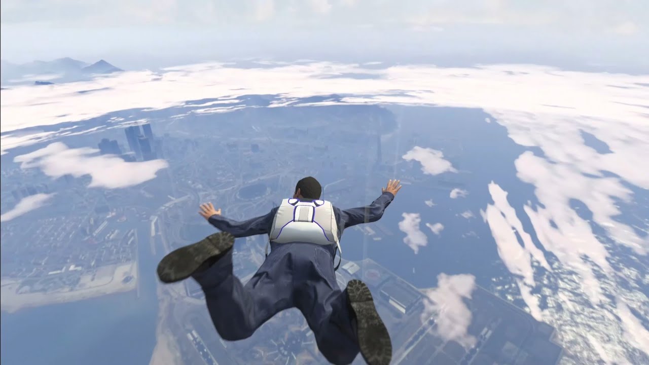 GTA V - Mission #115 - Skydiving [ PS5 4K ] - YouTube