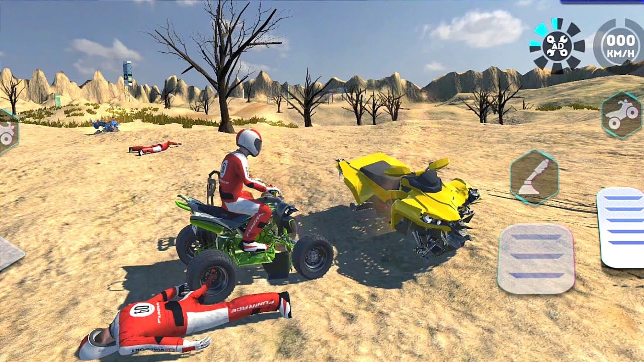 Destruction Derby With ATVs | ATV Quad Moon & Earth Derby Android ...