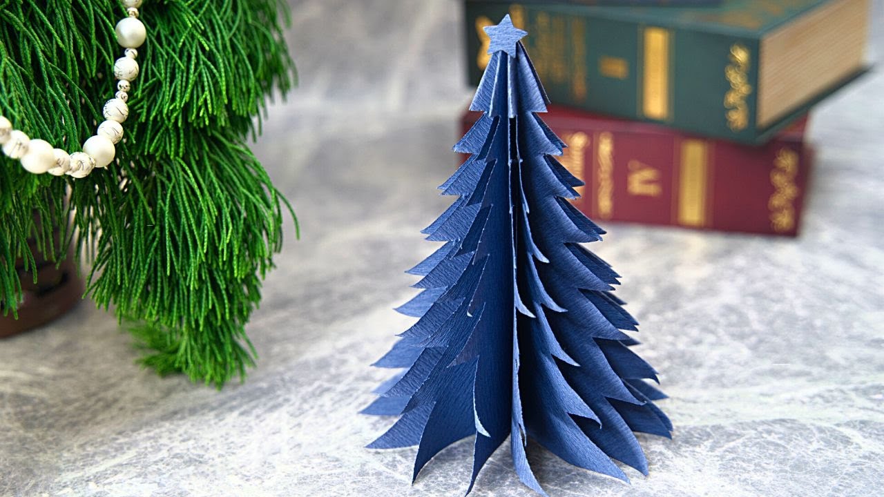 Paper Xmas Tree Tutorial | How to make a 3D Paper Christmas Tree | I ...