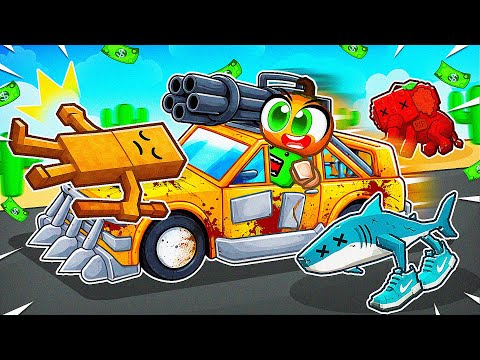 EN TEHLİKELİ Araba İle Brainrotları Ezerek Zengin Oldum! 🚗⚠️ | Roblox
