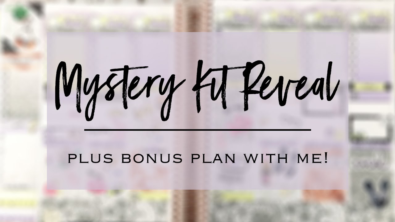 SEPTEMBER MYSTERY KIT REVEAL | PLUS PLAN WITH ME - YouTube