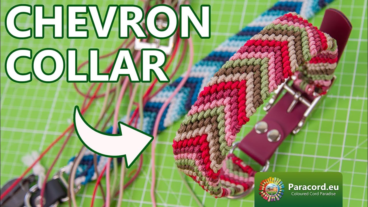 CHEVRON Collar - Paracord.eu Tutorial - YouTube