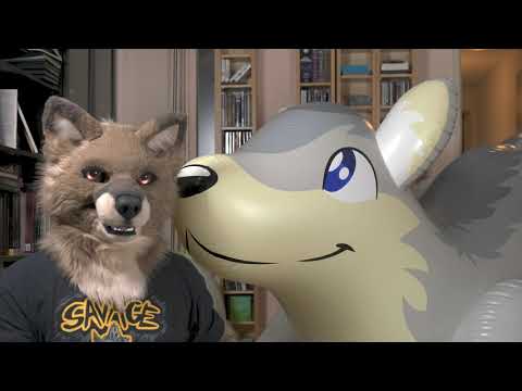 Puffy Paws gray wolf inflation and overview - YouTube