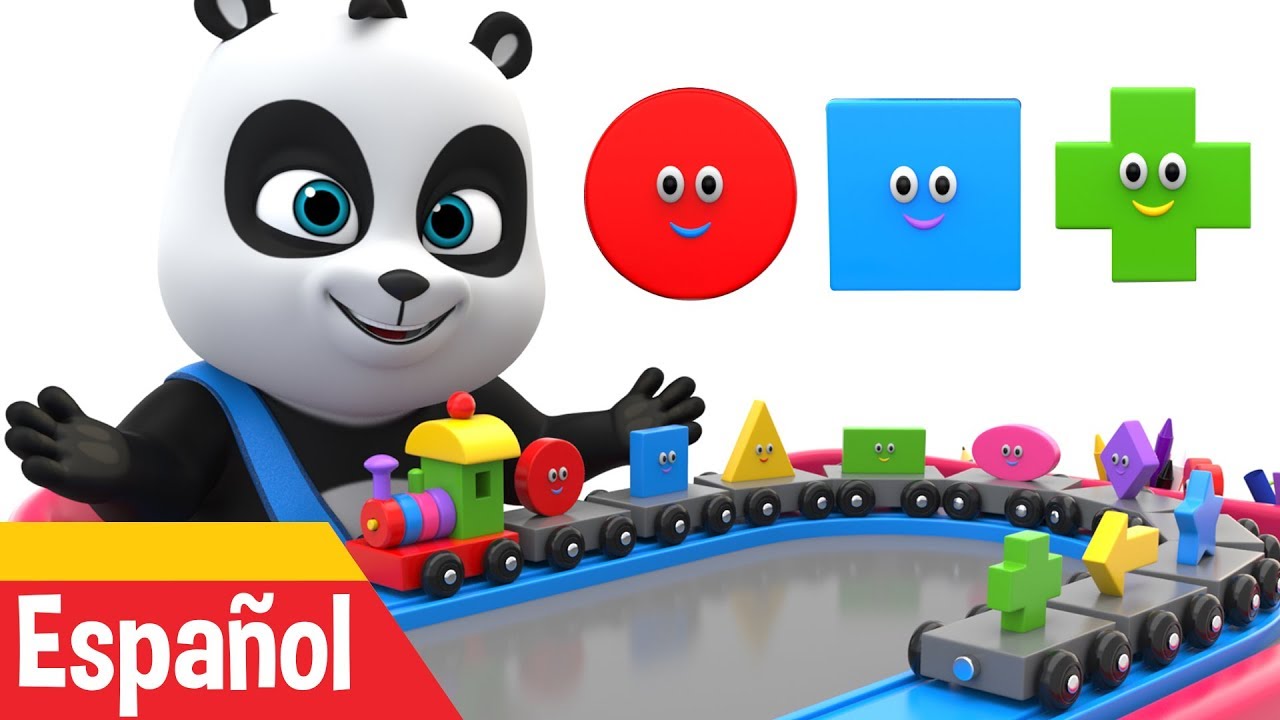 Aprender Formas - Tren de juguete - Learn Shapes in Spanish for Kids ...