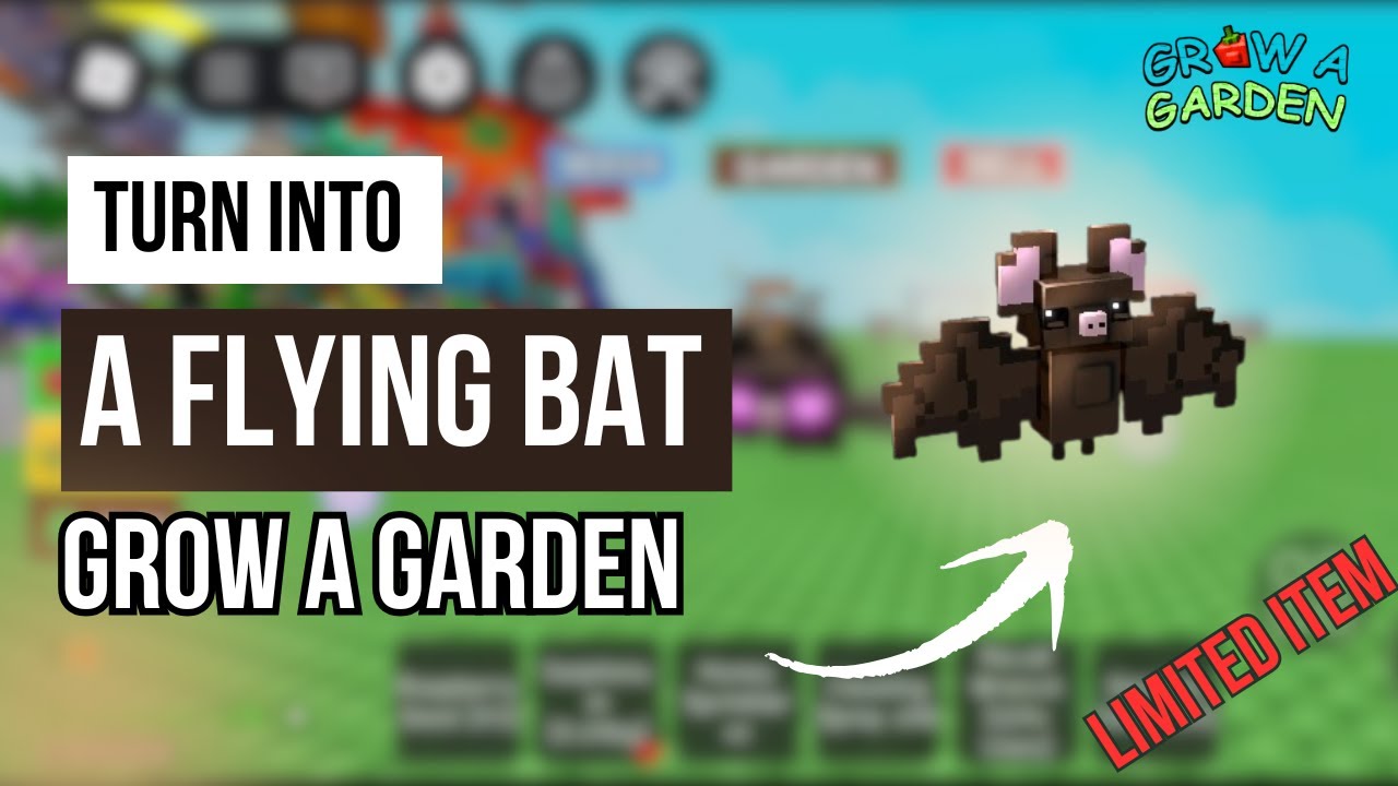 Turn Into a Bat Instantly! How to Use Vampire Fang in Roblox Grow a ...