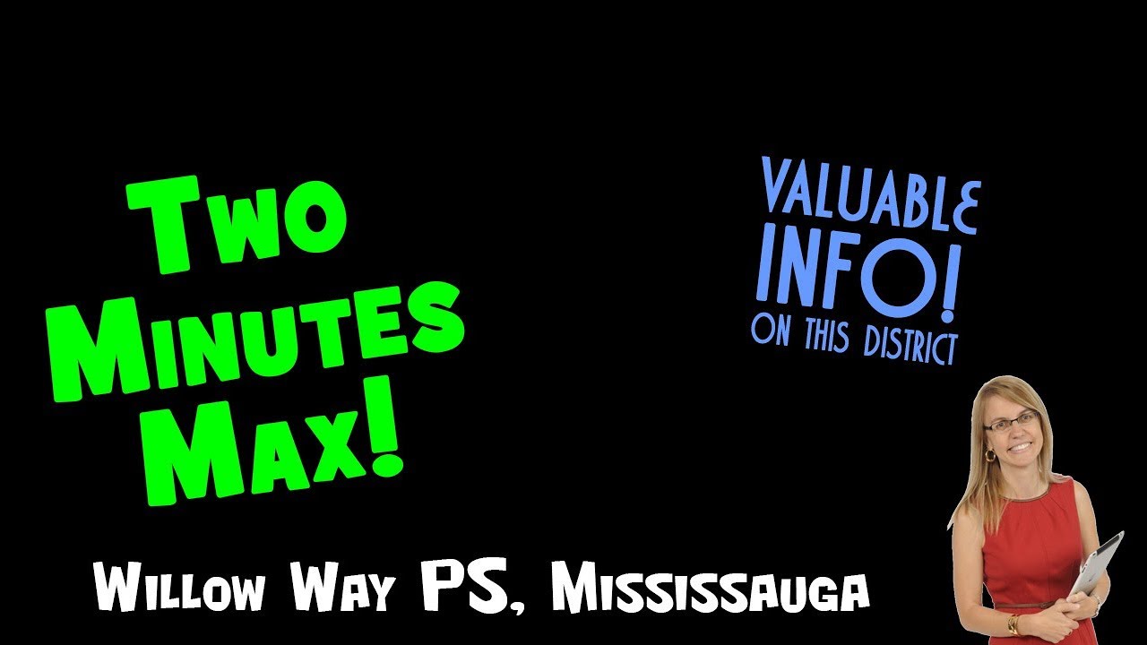 Willow Way Public School - Two Minutes Max - YouTube